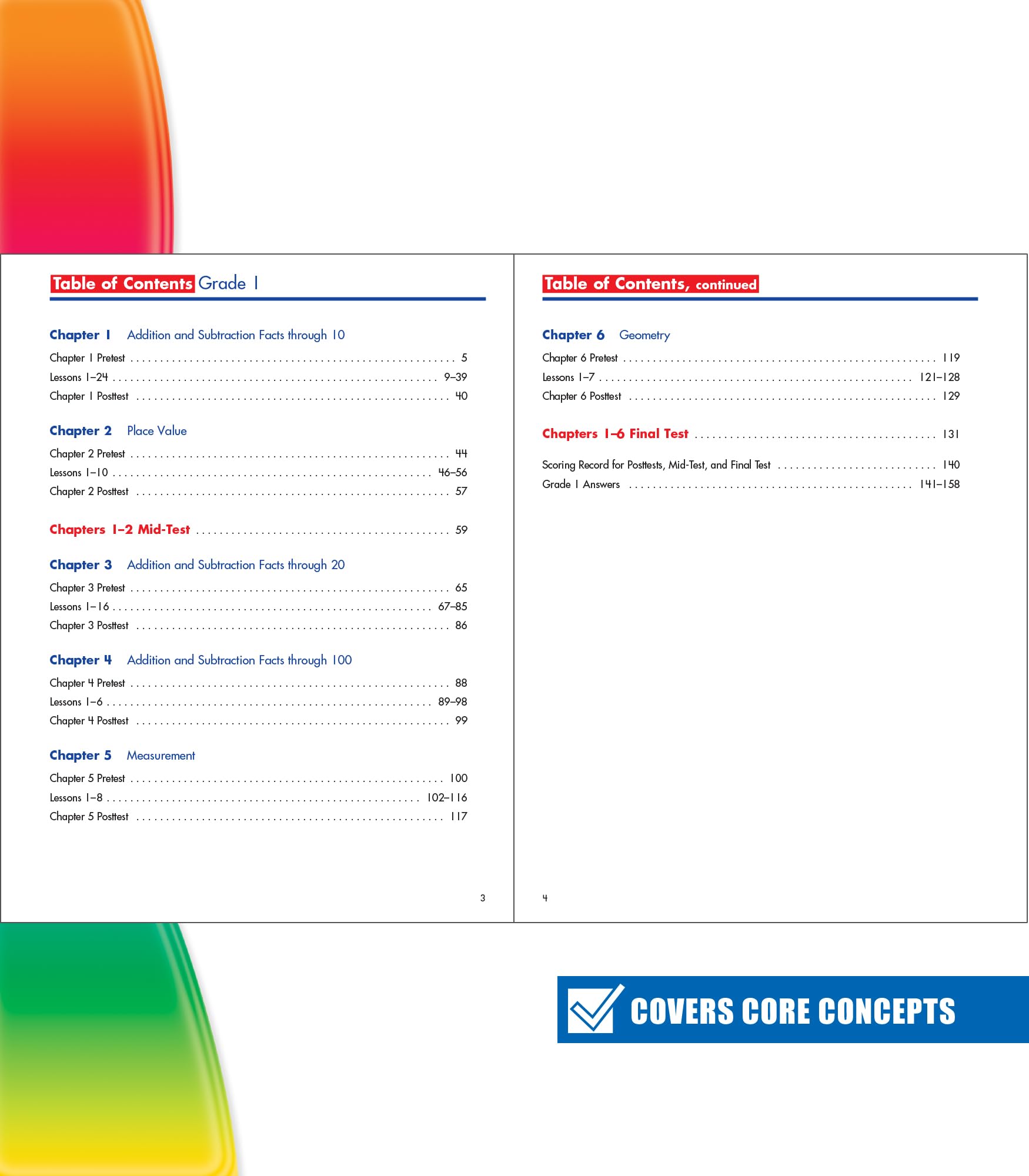 Spectrum 1st Grade Math Workbooks, Ages 6 to 7, Grade 1 Math Workbook, Adding and Subtracting Through 100, Place Value, Fact Families, 2-D and 3-D Shapes - 160 Pages (Volume 2)