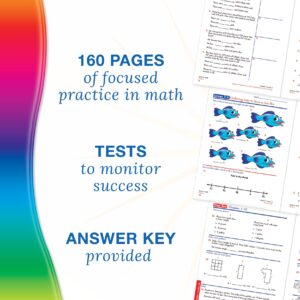 Spectrum 3rd Grade Math Workbooks, Ages 8 to 9, Math Workbooks Grade 3, Multiplication, Division, Fractions, Addition and Subtracting to 4-Digit Numbers - 160 Pages (Volume 4)