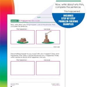 Spectrum Writing Workbook Grade 2, Ages 7 to 8, Second Grade Writing Workbook, Informative, Opinion, Letters, and Story Writing Prompts, Writing Practice for Kids - 112 Pages