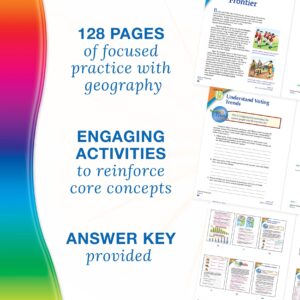 Spectrum Grade 5 US Geography Workbook, Ages 10 to 11, 5th Grade Social Studies, American History, Ecology, and US Map Skills, 5th Grade Geography Workbooks for Kids (Volume 95)