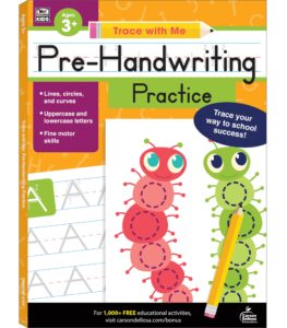 carson dellosa trace with me: letter tracing for kids ages 3-5, abc letter tracing & handwriting practice workbook for kids prek and up, trace letters alphabet handwriting practice for preschool