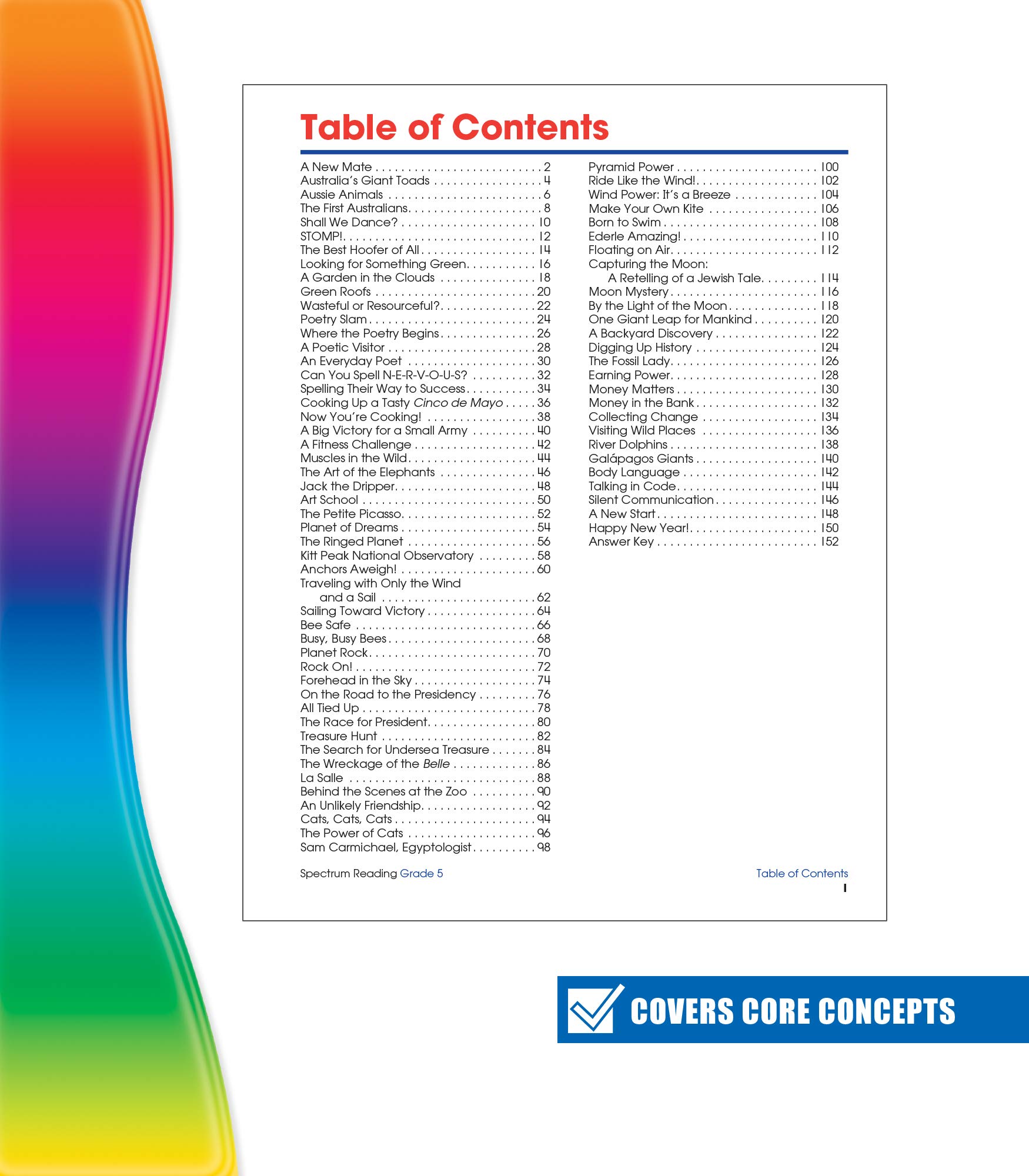 Spectrum Reading Comprehension Grade 5 Workbooks, Ages 10 to 11, 5th Grade Reading Comprehension, Nonfiction and Fiction Passages, Summarizing Stories and Identifying Themes - 174 Pages (Volume 24)