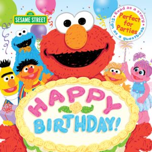 happy birthday!: celebrate your special day with this birthday party guest book & sweet signing keepsake for toddlers and kids (sesame street scribbles)