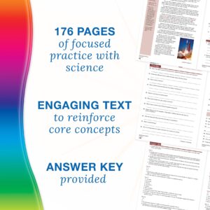 Spectrum 6th Grade Science Workbook, Ages 11 to 12, Grade 6 Science Workbooks, Natural, Earth, and Life Science, Science Book With Research Activities - 176 Pages