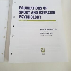 Foundations of Sport and Exercise Psychology With Web Study Guide