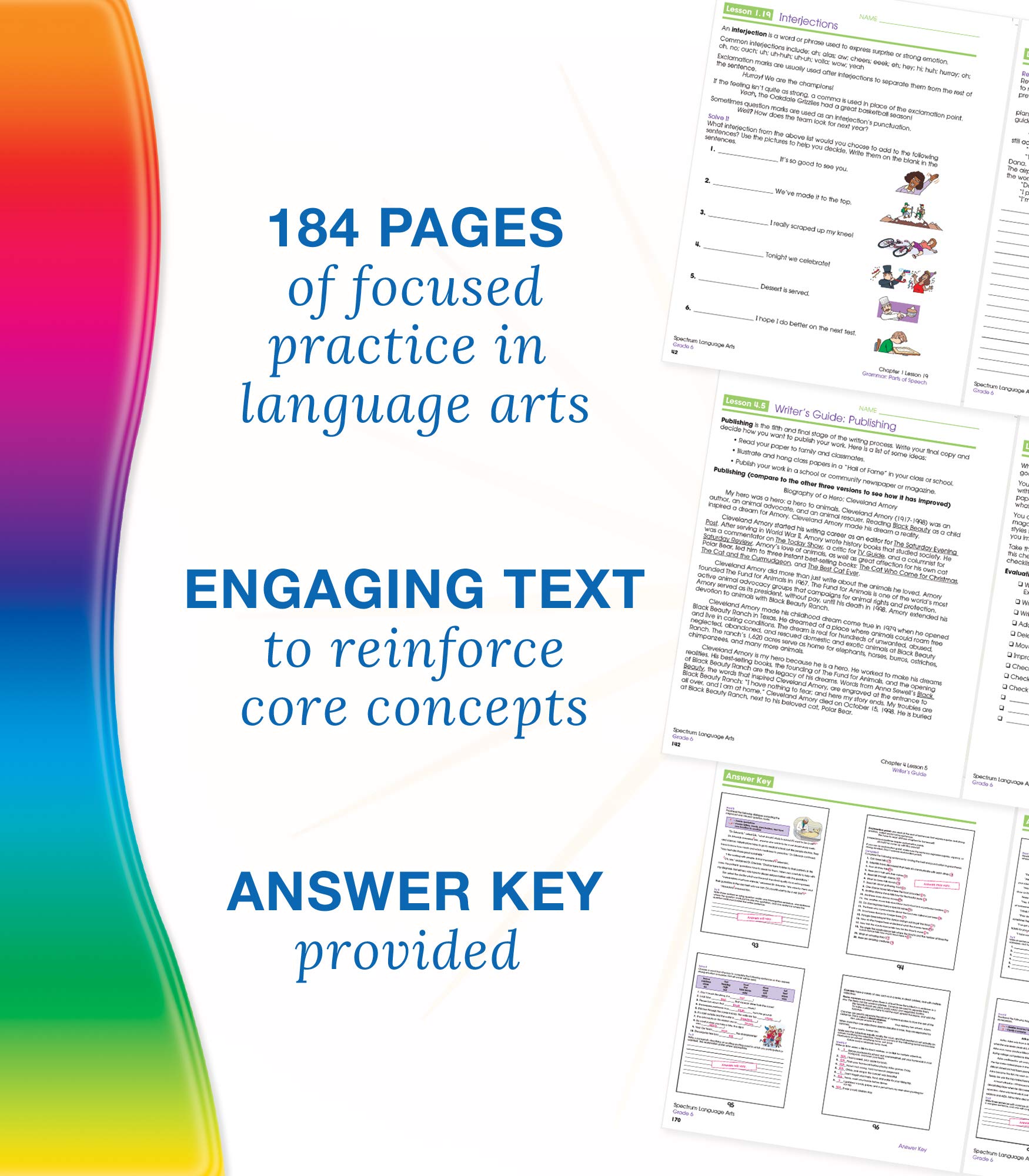 Spectrum Language Arts, Grade 6