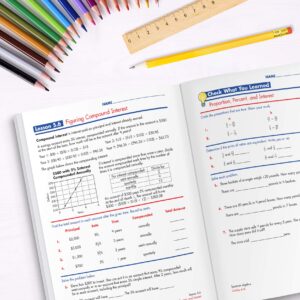 Spectrum Algebra 1 Workbook, Ages 11-14, Grades 6-8 Algebra/Pre-Algebra Workbook Covering Fractions, Algebra Equations, Graphing, Rational Numbers, ... Grade, 8th Grade Math For Kids (Volume 109)