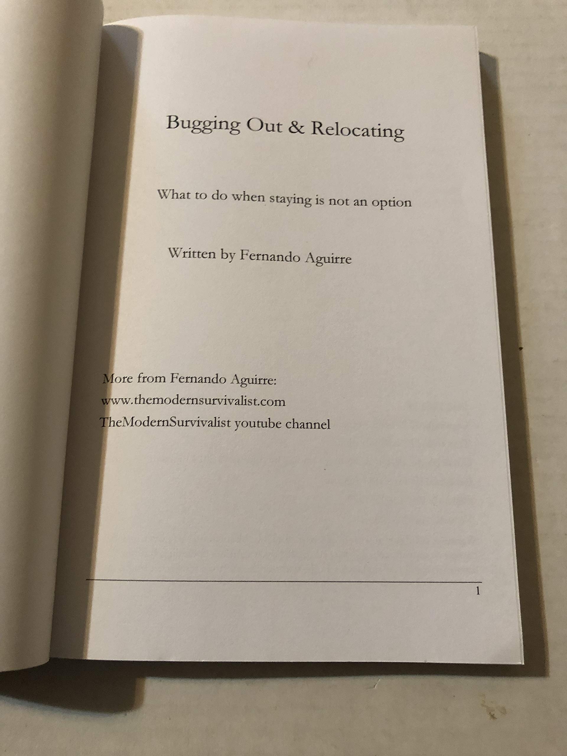 Bugging Out and Relocating: When Staying Put is not an Option