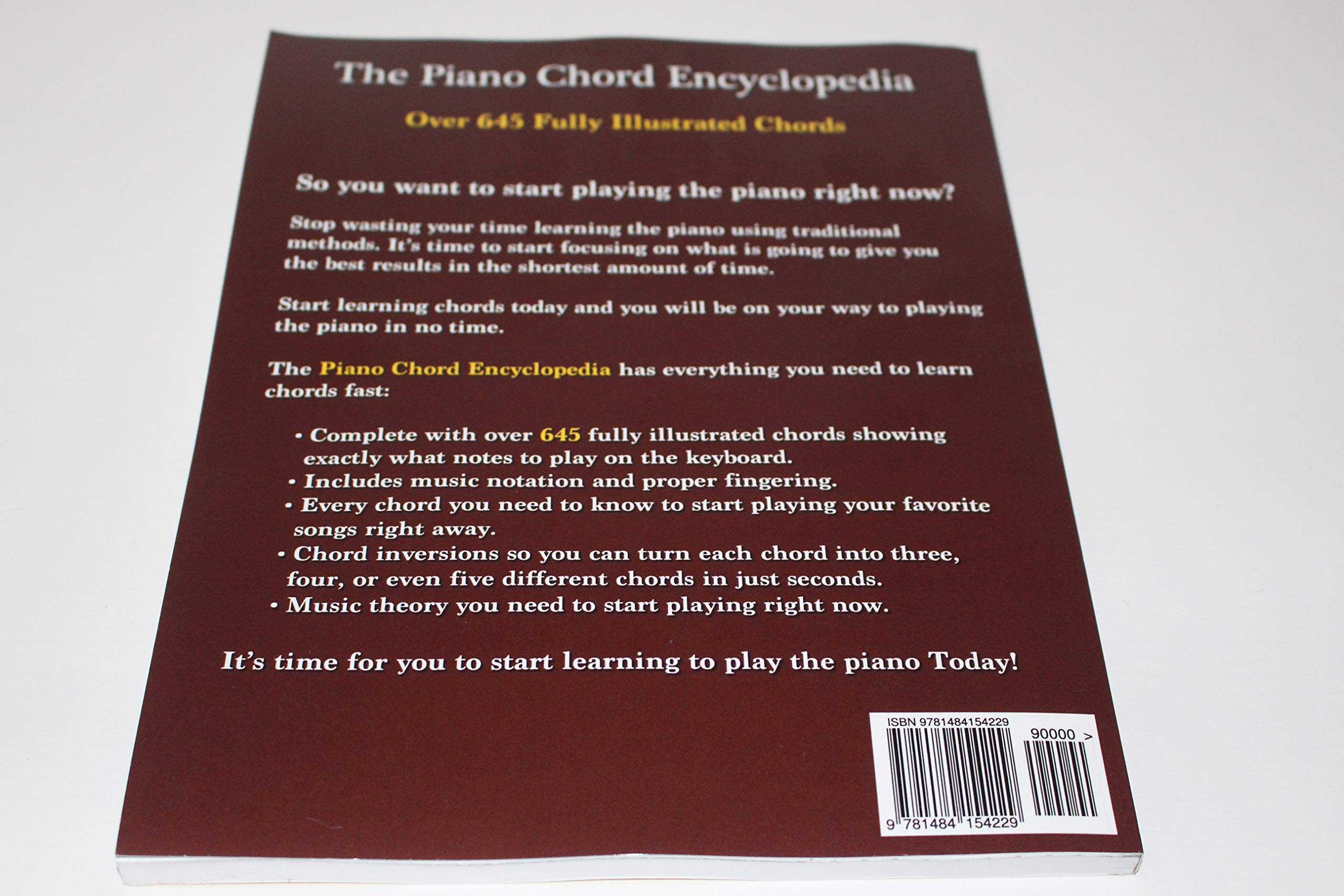 The Piano Chord Encyclopedia: Over 645 Fully Illustrated Chords