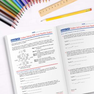 Spectrum 8th Grade Math Workbooks, Ages 13-14, Geometry, Integers, Rational & Irrational Numbers, and Pythagorean Theorem 8th Grade Math Practice, Grade 8 Math Workbook For Teens (Volume 9)