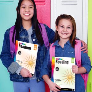 Spectrum Reading Comprehension Grade 3 Workbook, Ages 8 to 9, Third Grade Reading Comprehension Workbook, Fiction and Nonfiction Passages, Identifying Story Structure and Main Ideas - 160 Pages