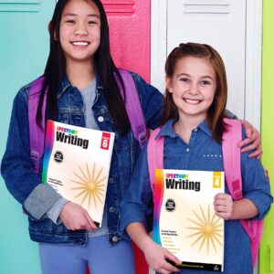 Spectrum 6th Grade Writing Workbooks, Ages 11 to 12, 6th Grade Writing, Informative, Argumentative, and Descriptive Story Writing Prompts, Writing Practice - 136 Pages