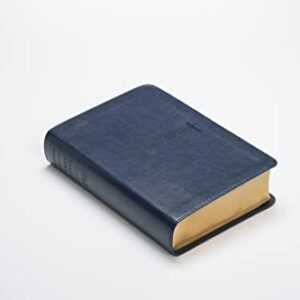 NLT Compact Giant Print Bible, Filament Enabled (LeatherLike, Navy Blue Cross, Indexed, Red Letter)