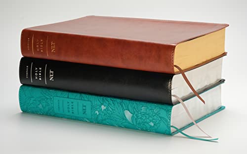 NLT Super Giant Print Bible, Filament Enabled (LeatherLike, Peony Rich Teal, Indexed, Red Letter)