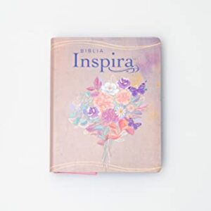 Biblia Inspira NTV (SentiPiel, Acuarela rosa): La Biblia que inspira tu creatividad (Spanish Edition)