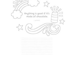 Notebook Doodles Sweets & Treats: Coloring & Activity Book (Design Originals) 32 Scrumptious Designs; Beginner-Friendly Empowering Art Activities for Tweens, on Extra-Thick Perforated Pages