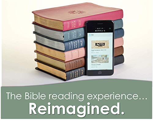 NLT Thinline Reference Bible, Filament Enabled (LeatherLike, Rustic Brown): Includes Free Access to the Filament Bible App Delivering Study Notes, Devotionals, Worship Music, and Video