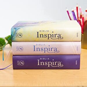 Biblia Inspira NTV (SentiPiel, Acuarela rosa): La Biblia que inspira tu creatividad (Spanish Edition)