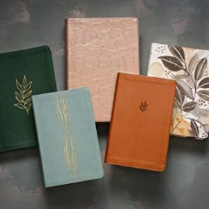 NLT Super Giant Print Bible, Filament Enabled (LeatherLike, Blush Floral, Red Letter): DaySpring Signature Collection