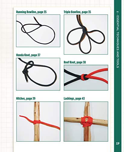 Paracord Projects for Camping and Outdoor Survival: Practical and Essential Uses for the Ultimate Tool in Your Pack (Fox Chapel Publishing) Survival Basics, 7 Ways to Carry Cordage, 60 Ways to Use It