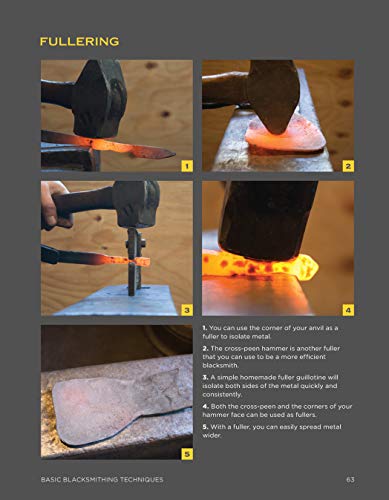 The Home Blacksmith: Tools, Techniques, and 40 Practical Projects for the Home Blacksmith (Fox Chapel Publishing) Beginner's Guide; Step-by-Step Directions & Over 500 Photos to Help You Start Smithing