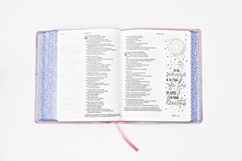 Biblia Inspira NTV (SentiPiel, Acuarela rosa): La Biblia que inspira tu creatividad (Spanish Edition)