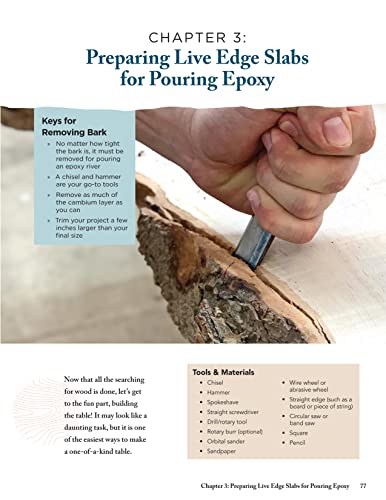 Building Wood and Resin River-Style Tables: A Step-by-Step Guide with Tips, Techniques, and Inspirational Designs (Fox Chapel Publishing) Beginner-Friendly Guide - Make Your Own Live-Edge River Table