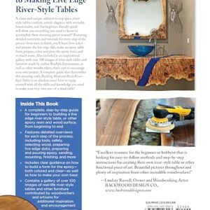 Building Wood and Resin River-Style Tables: A Step-by-Step Guide with Tips, Techniques, and Inspirational Designs (Fox Chapel Publishing) Beginner-Friendly Guide - Make Your Own Live-Edge River Table