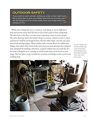 The Home Blacksmith: Tools, Techniques, and 40 Practical Projects for the Home Blacksmith (Fox Chapel Publishing) Beginner's Guide; Step-by-Step Directions & Over 500 Photos to Help You Start Smithing