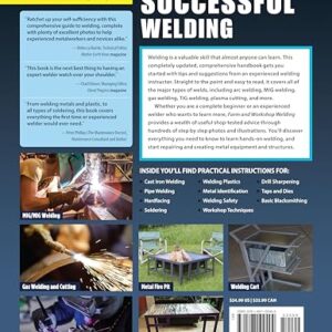 Farm and Workshop Welding, Third Revised Edition: Everything You Need to Know to Weld, Cut, and Shape Metal (Fox Chapel Publishing) Learn and Avoid Common Mistakes with Over 400 Step-by-Step Photos