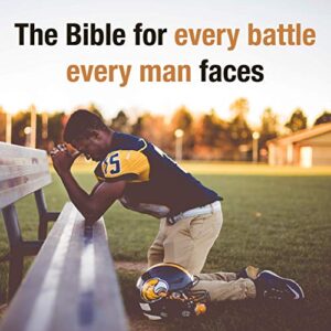 Every Man’s Bible NLT, Large Print, Deluxe Explorer Edition (LeatherLike, Rustic Brown, Indexed)