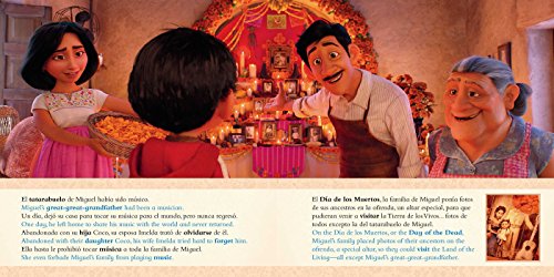 Disney/Pixar Coco: Movie Storybook / Libro basado en la película (English-Spanish) (Disney Bilingual)