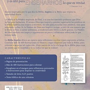 Biblia Inspira NTV (SentiPiel, Acuarela rosa): La Biblia que inspira tu creatividad (Spanish Edition)