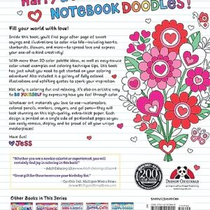 Notebook Doodles Love: Coloring & Activity Book (Design Originals) 32 Sweet Designs with Hearts, Rainbows, Quotes, and More, on Thick Perforated Paper - Beginner-Friendly, Uplifting Art Activities