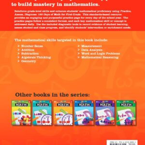 180 Days™: Includes Reading 2nd Edition, Writing, and Math for 1st Grade Practice Workbook for Classroom and Home, Cool and Fun Practice Created by Teachers (180 Days of Practice)