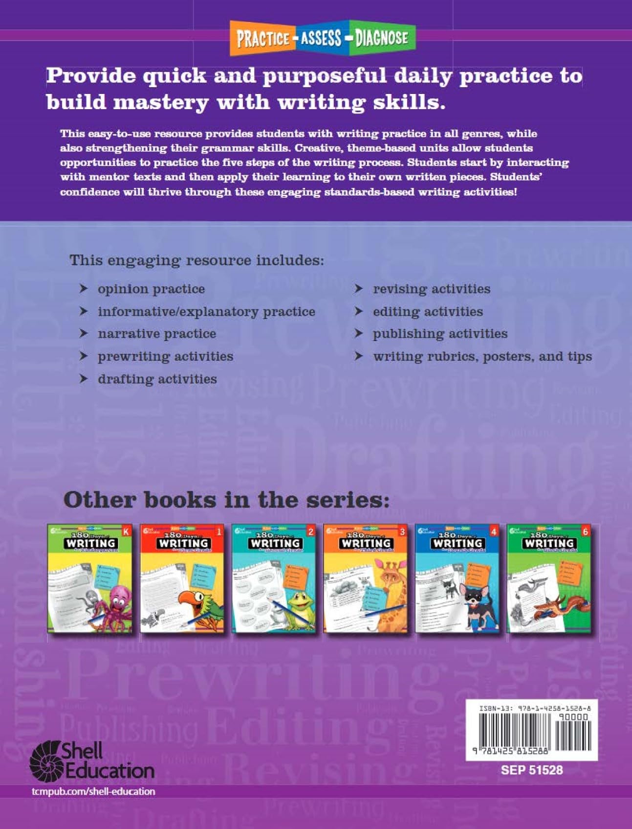 180 Days™: Includes Reading 2nd Edition, Writing, and Math for 5th Grade Practice Workbook for Classroom and Home, Cool and Fun Practice Created by Teachers (180 Days of Practice)