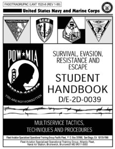 survival, evasion, resistance and escape: student handbook