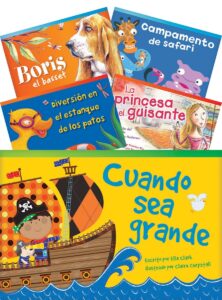 teacher created materials - classroom library collections: literary text readers (spanish) set 1 - 10 book set - grade 1 - guided reading level a - i