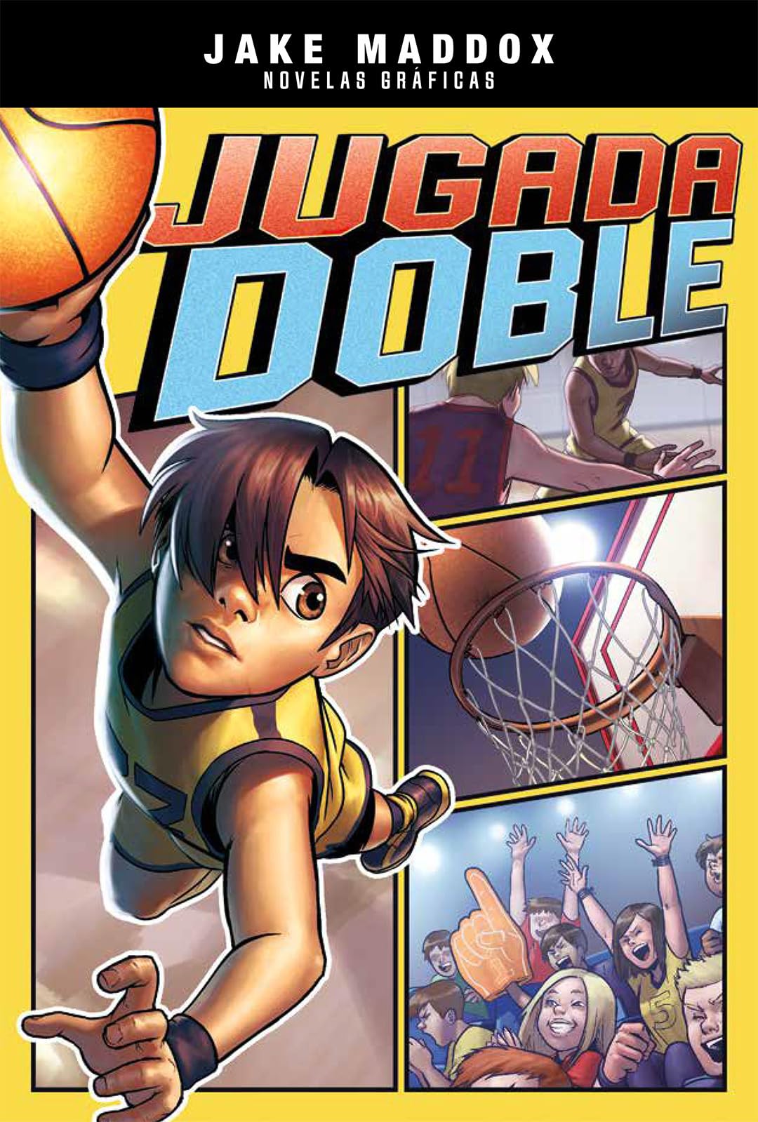 Jugada doble / Double Scribble (Jake Maddox novelas gráficas / Jake Maddox Graphic Novels) (Spanish Edition)