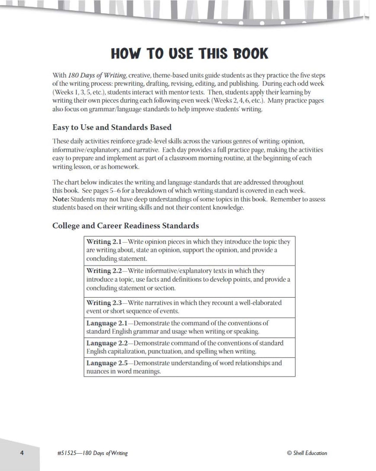 180 Days™: Includes Reading 2nd Edition, Writing, and Math for 2nd Grade Practice Workbook for Classroom and Home, Cool and Fun Practice Created by Teachers (180 Days of Practice)