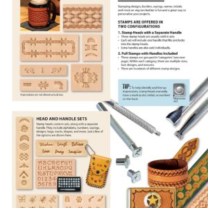 Get Started in Leather Crafting: Step-by-Step Techniques and Tips for Crafting Success (Design Originals) Beginner-Friendly Projects, Basics of Leather Preparation, Tools, Stamps, Embossing, & More