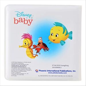 Disney Baby Moana, Little Mermaid, Finding Nemo and More!- Splishy Fishy! Waterproof Bath Book / Bath Toy - PI Kids