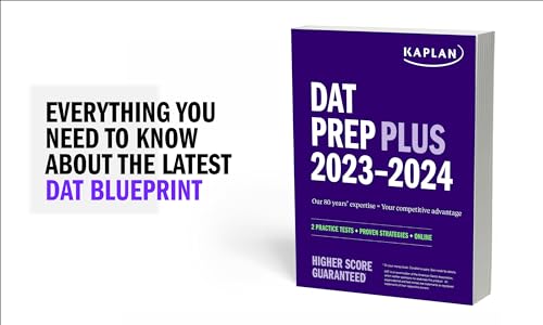 DAT Prep Plus 2023-2024: 2 Practice Tests + Proven Strategies + Online (Kaplan Test Prep)