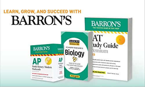 Barron's ACT Study Guide Premium, 2023: 6 Practice Tests + Comprehensive Review + Online Practice (Barron's ACT Prep)