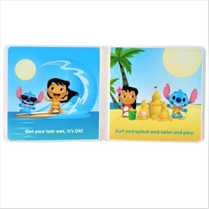 Disney Baby Moana, Little Mermaid, Finding Nemo and More!- Splishy Fishy! Waterproof Bath Book / Bath Toy - PI Kids