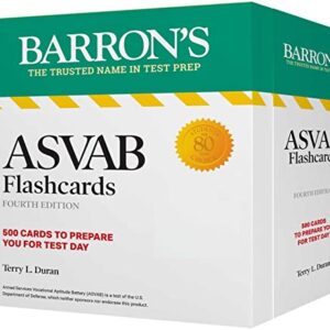 ASVAB Flashcards, Fourth Edition: Up-to-date Practice + Sorting Ring for Custom Review (Barron's Test Prep)