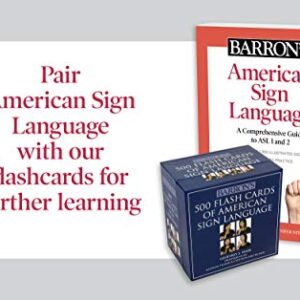 Barron's American Sign Language: A Comprehensive Guide to ASL 1 and 2 with Online Video Practice