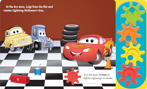 Disney Baby - Cars on the Go! - A STEM Gear Sound Book - PI Kids (Play-A-Sound)