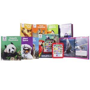 Encyclopedia Britannica Kids - Me Reader Electronic Reader and 8 Sound Book Library - Animals and Space - PI Kids