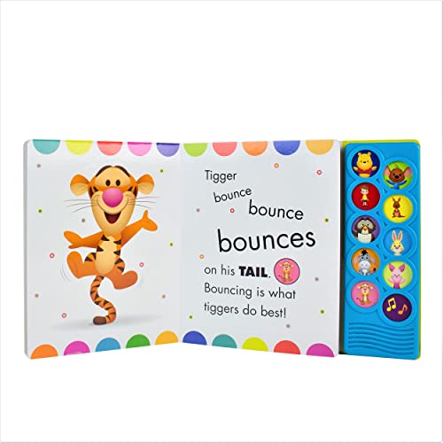 Disney Baby Winnie the Pooh - Head to Toe! 10-Button Sound Book - PI Kids (Play-A-Song)